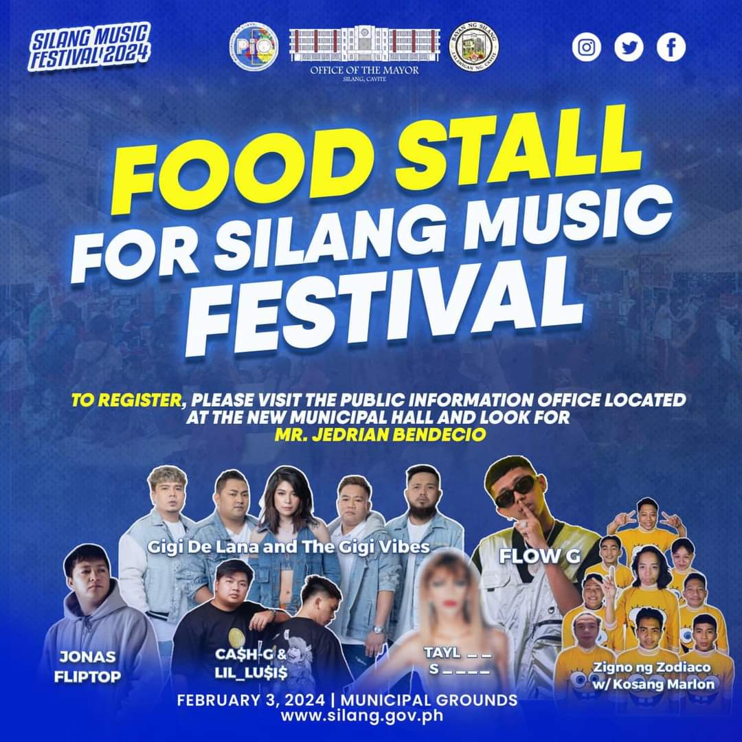 Food Stalls Registration for Silang Music Festival 2024 Now Open ...