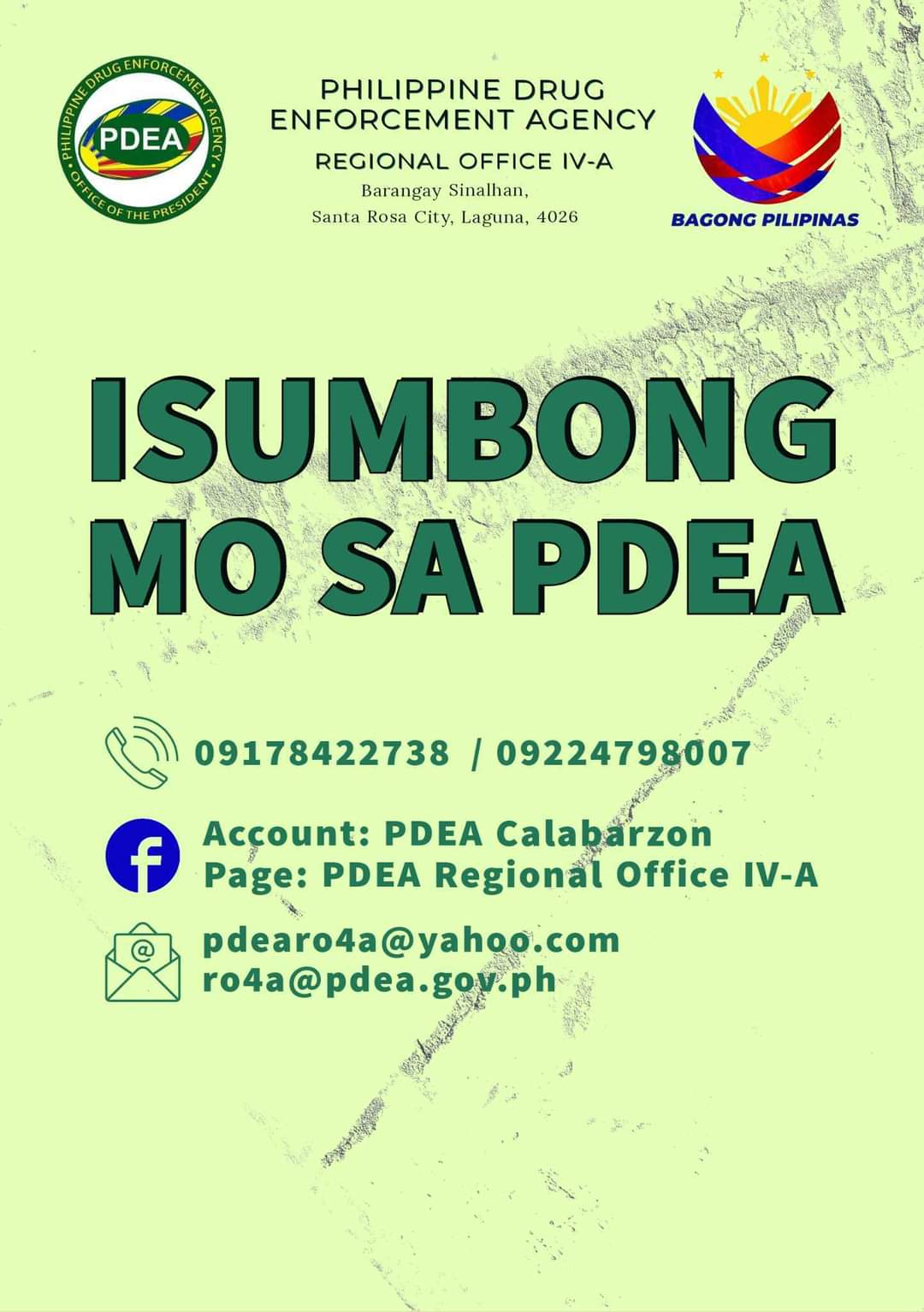 PDEA RO IV-A urges public to report illegal drug activities - Cavite News