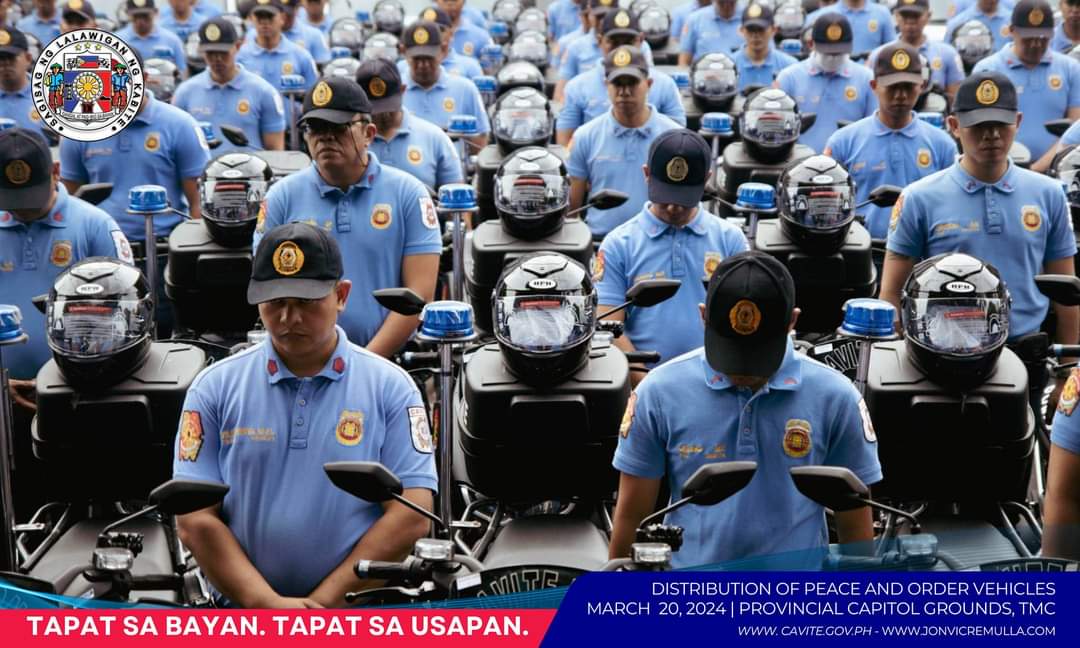 Cavite Enhances Police Mobility with New Fleet - Cavite News