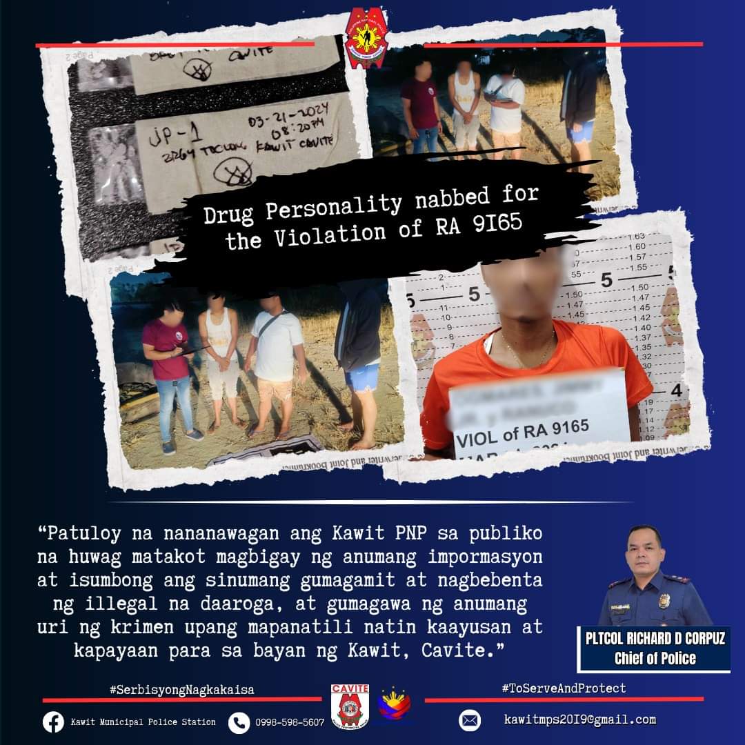 Another Drug Pusher Arrested in Kawit, Cavite - Cavite News