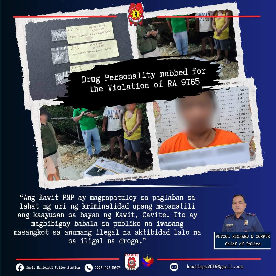 Shabu Pusher Arrested in Kawit, Cavite - Cavite News