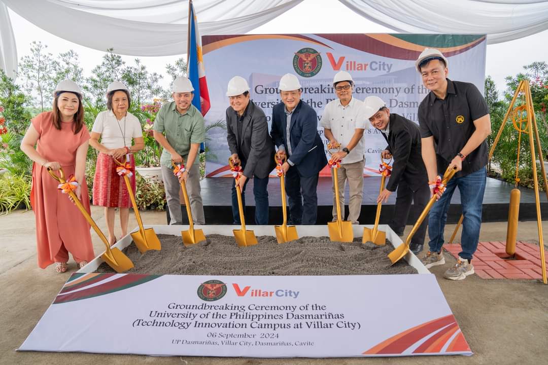 Manny Villar Leads Groundbreaking for UP Dasmariñas Campus - Cavite News