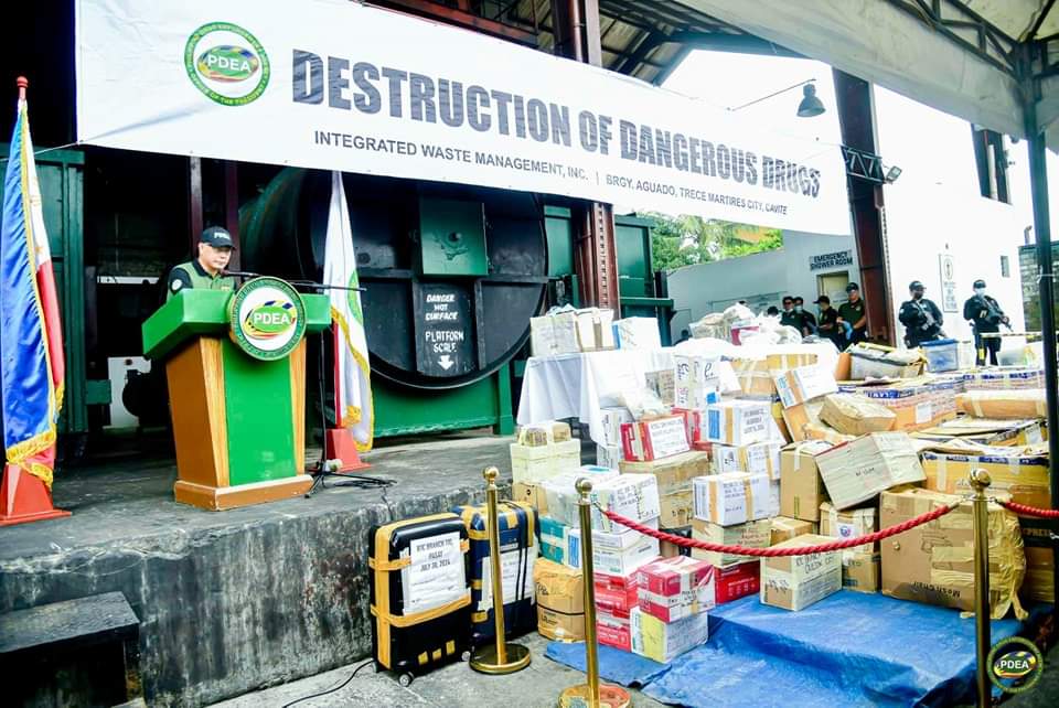 PDEA Destroys P777-M Illegal Drugs in Cavite - Cavite News