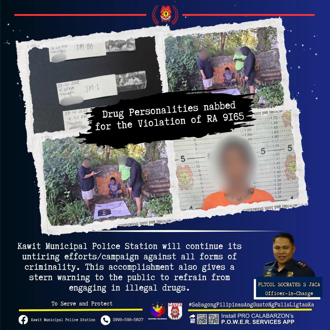Nahuling Pusher sa Buy-Bust Operation sa Aplaya, Kawit - Cavite News