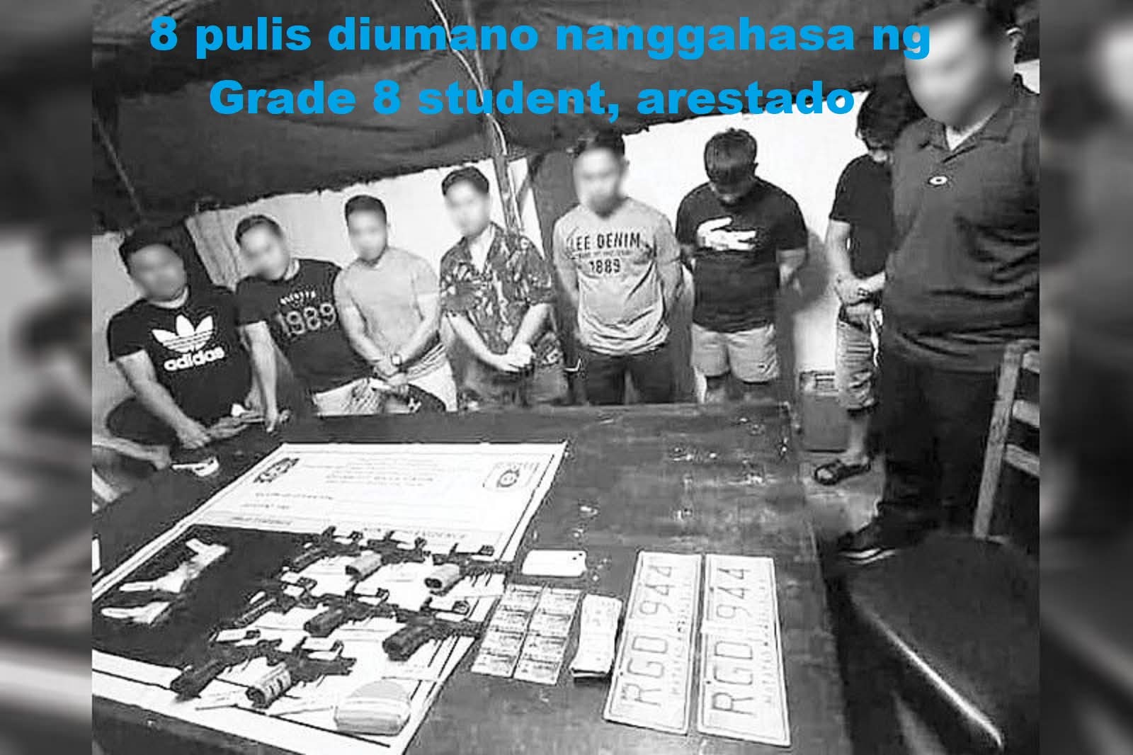 Bacoor Police Arrest 8 PNP Officers in Laguna Accused of Raping Teen ...
