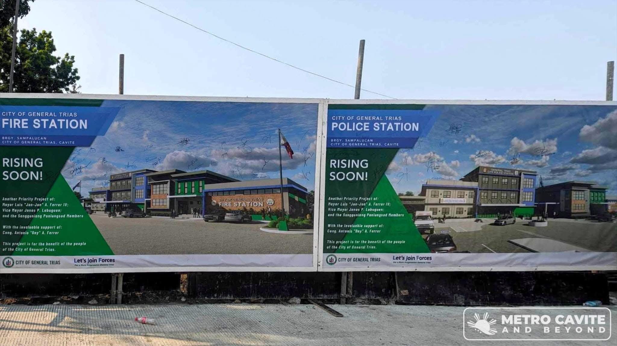 New Police and Fire Station Under Construction in General Trias City ...
